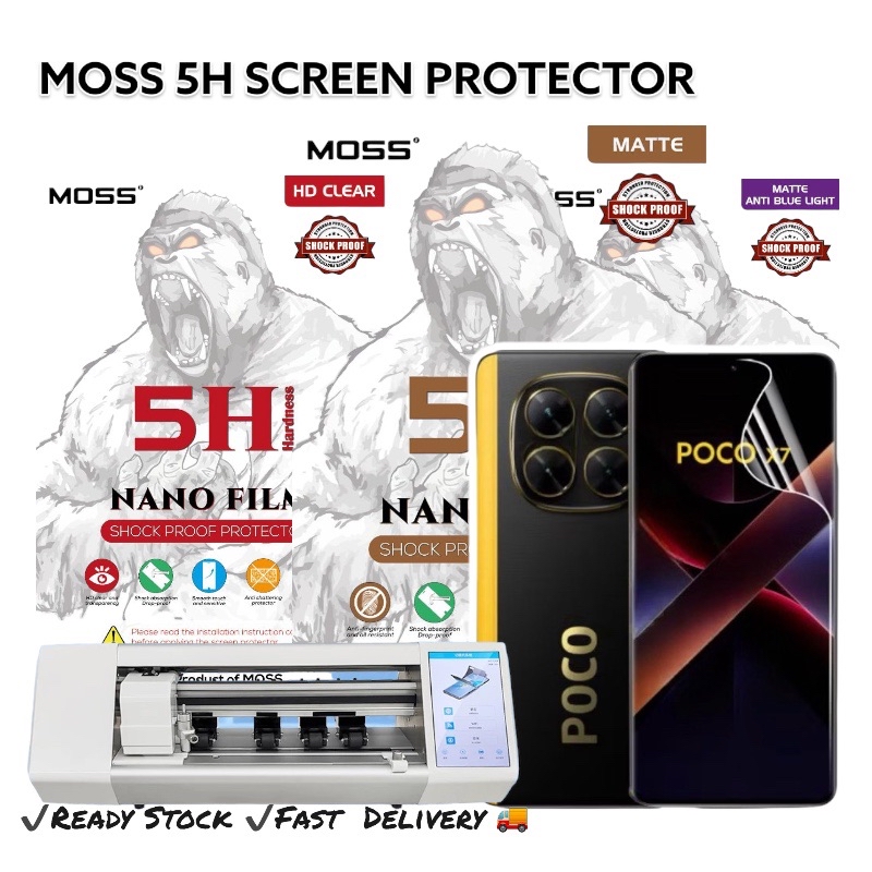 Moss Screen Protector Poco X7 Pro Poco X7 Poco F4 F4 GT Poco F3 Poco F2 ...