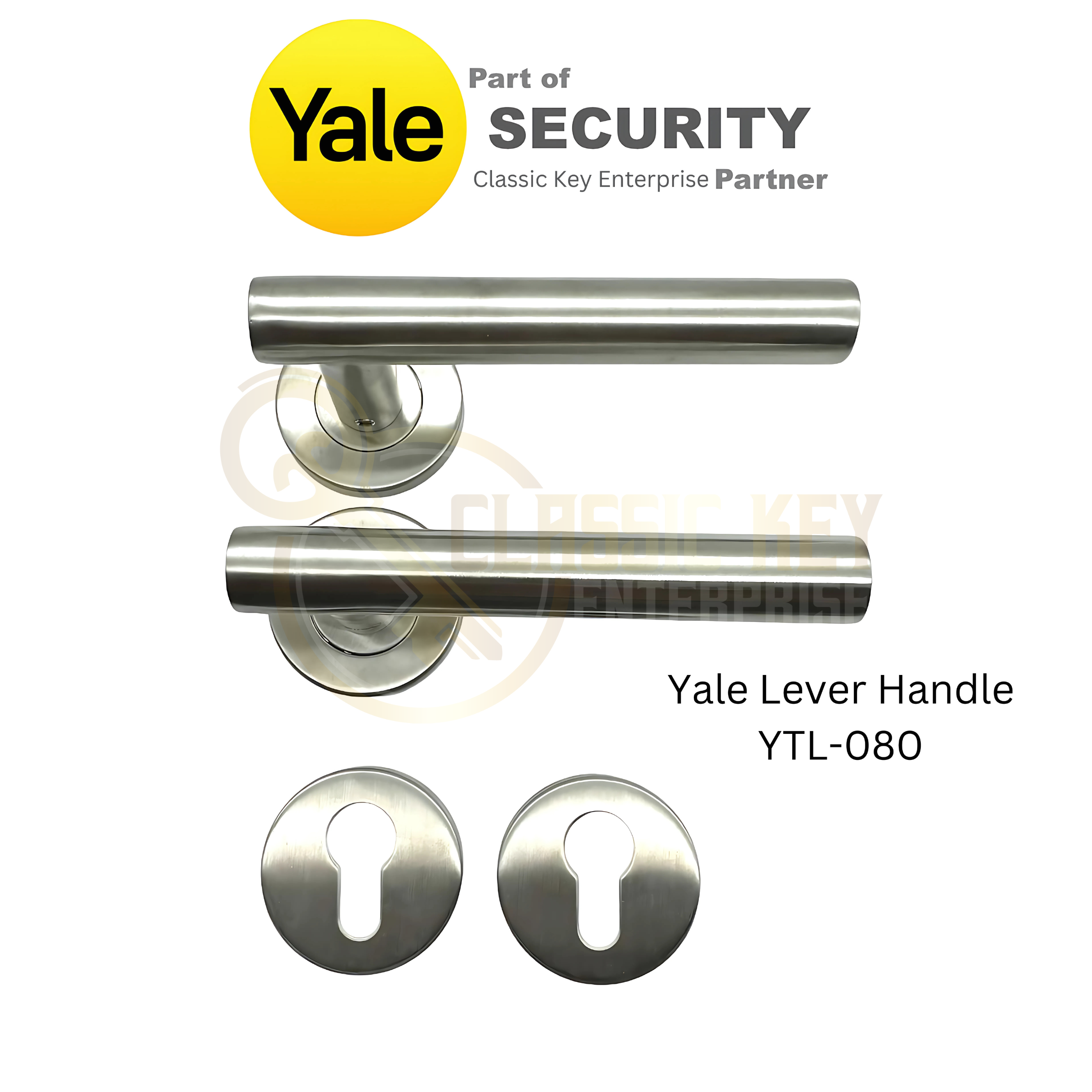 Yale Mortise Tubular Lever Handle Model YTL-080 (Stainless Steel SUS304 ...