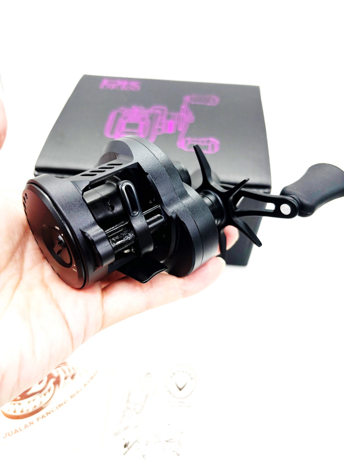 SKYGITZ MALAYSIA DK100 Micro Drum CQ BFS CNC METAL BODY Fishing CASTING ...