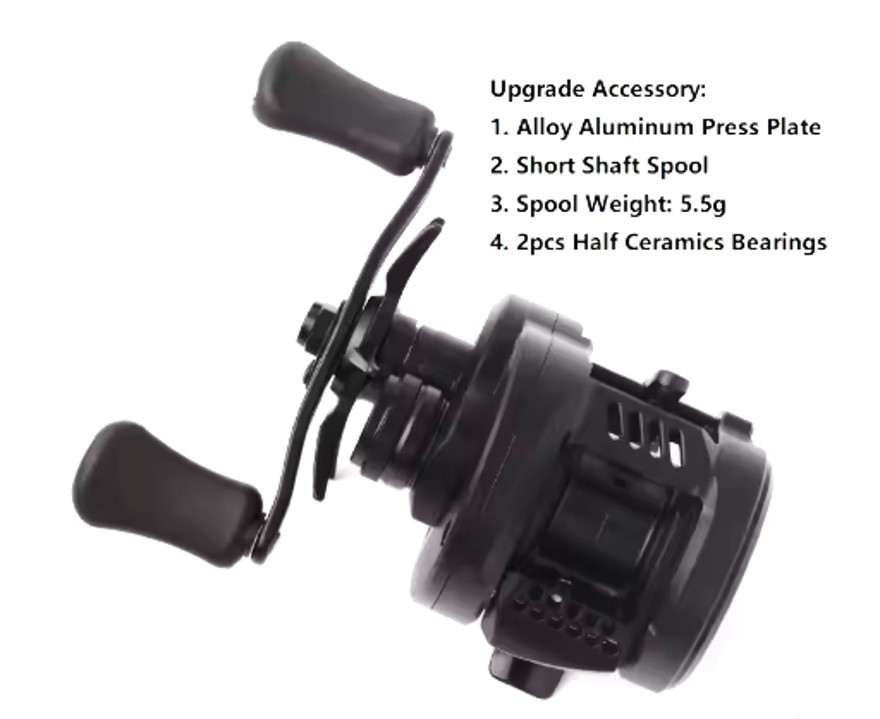 SKYGITZ MALAYSIA DK100 Micro Drum CQ BFS CNC METAL BODY Fishing CASTING ...