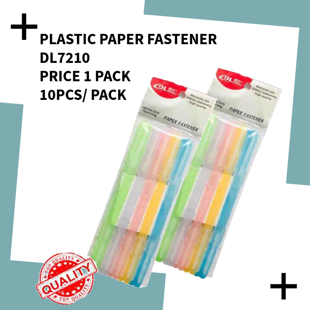 Flat File Clip /Paper Fastener 10 pieces/per pack (DL 7210) | Shopee ...