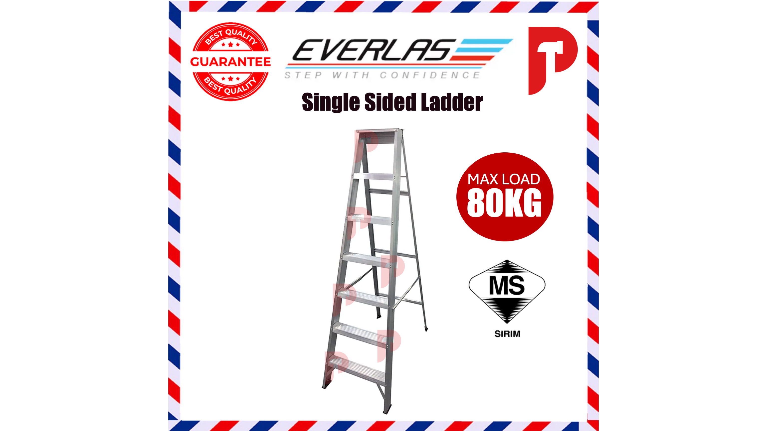 EVERLAS Aluminium Single / Double Sided Ladder 🔥 Ready Stocks 🔥 Lipat ...