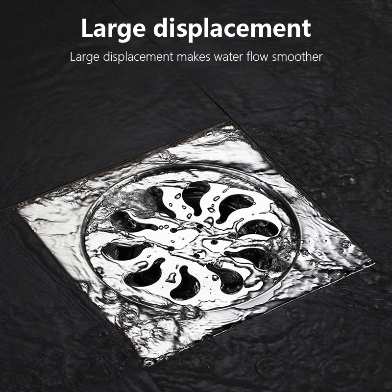 Stainless Steel Floor Trap Grating Floor Drain Cover Anti Cockroach ...