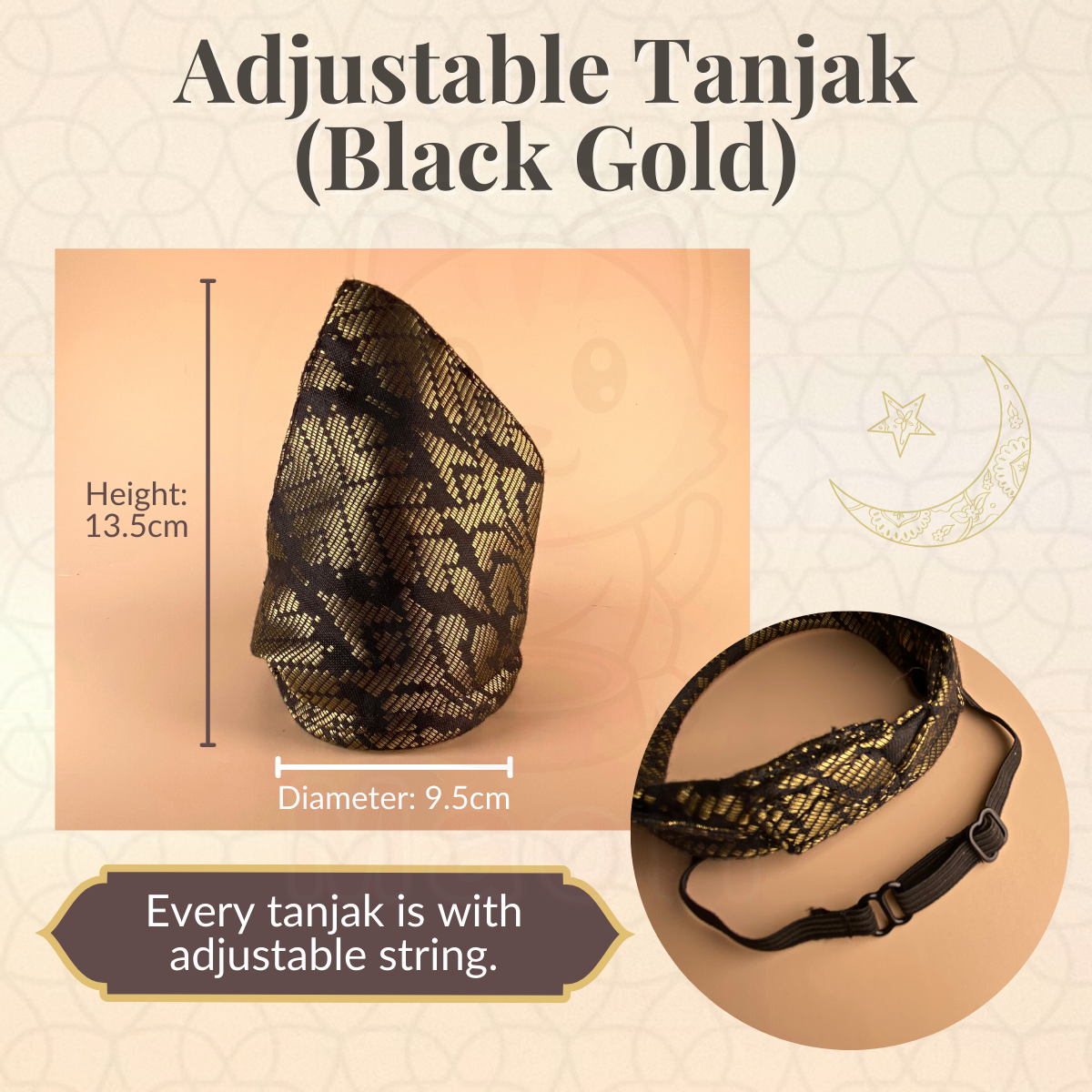 [WHOLESALE] MaoH Adjustable Songkok Tanjak Kucing Jantan Raya 2025 ...