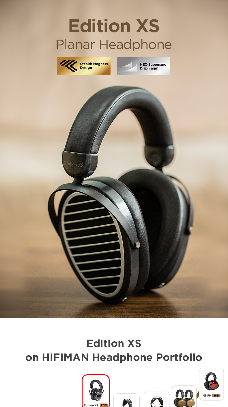 Hifiman Edition XS, Open Back Headphones: Stealth Magnets, Full-Size ...