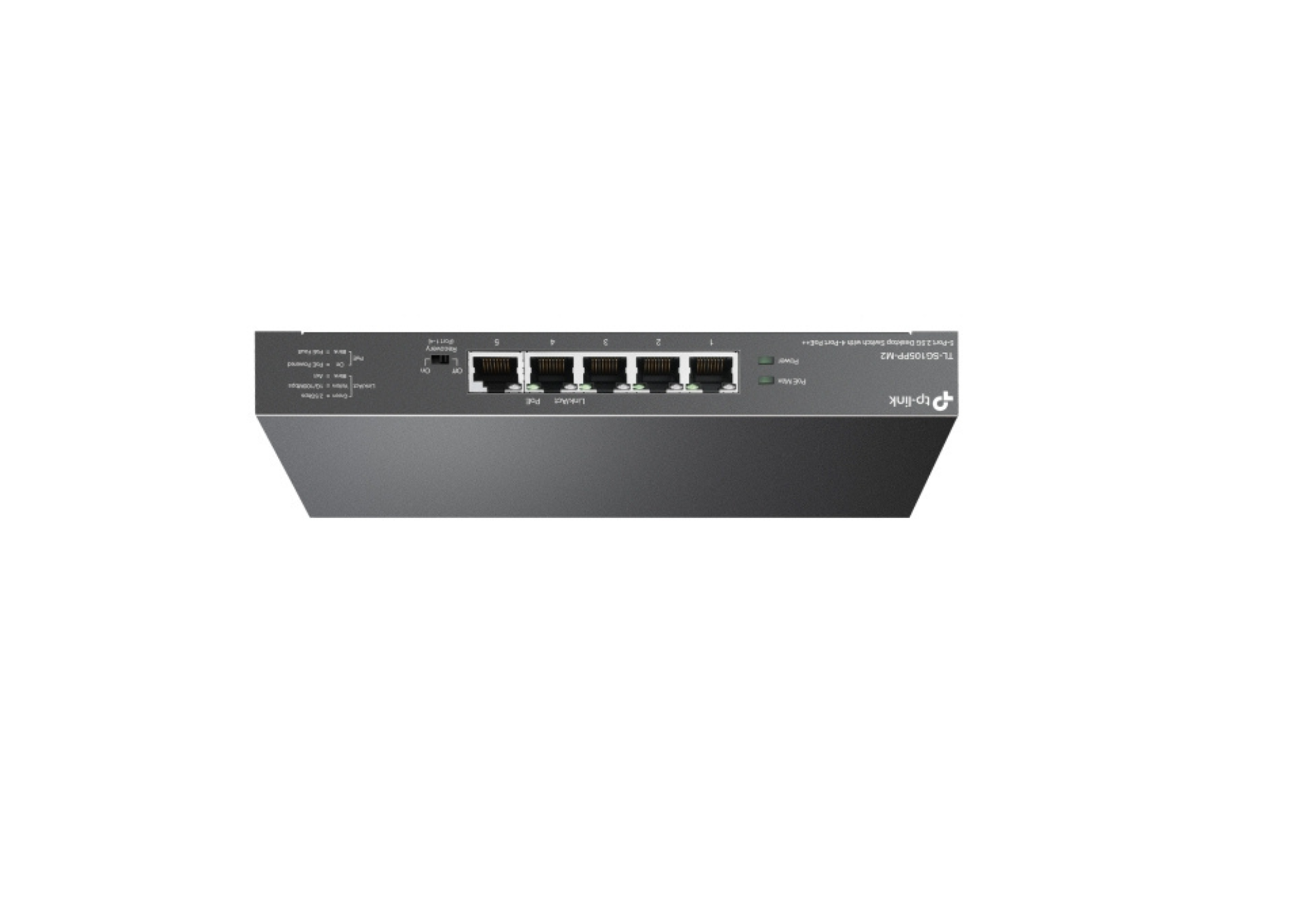 TP-LINK Tplink 4 Port 2.5G Gigabit Desktop POE Network Switch 4 PoE+ 1 ...