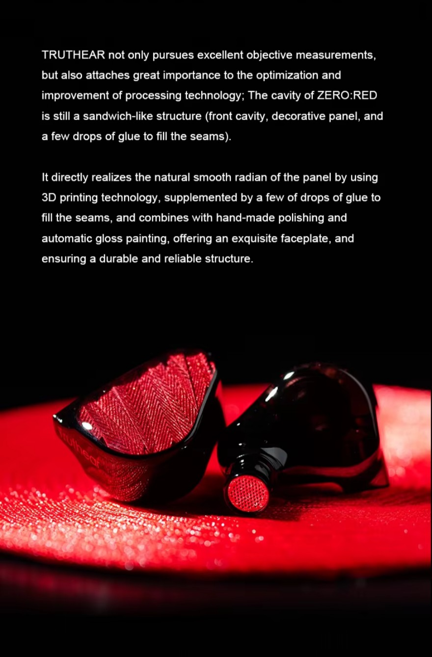 Truthear x Crinacle Zero Red, In-Ear Monitors: Dual Dynamic Drivers ...