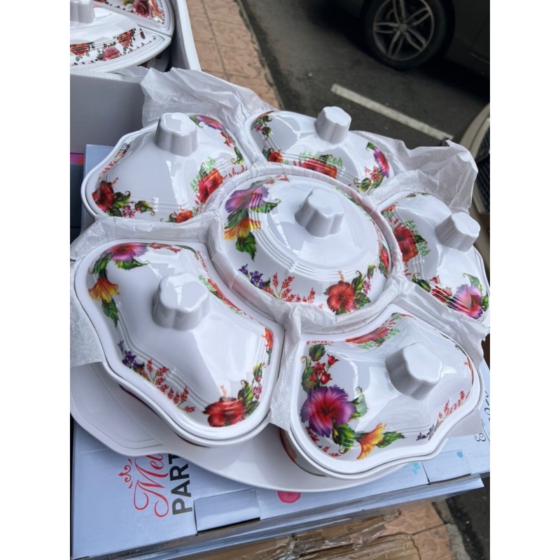 17” 13pcs & 14” 11Pcs Party Serving Set_Party Set_Dome Set/Melamine ...