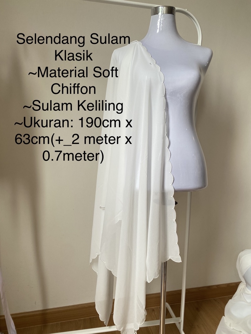 Veil NIKAH OFFWHITE Bridal veil Wedding veil Nikah tunang Malaysia ...