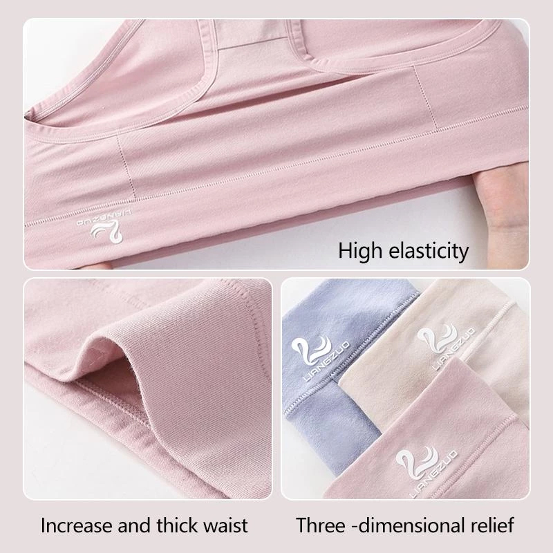 Girl Middle Waist Panties Comfort Breathable Panties Women Underwear ...