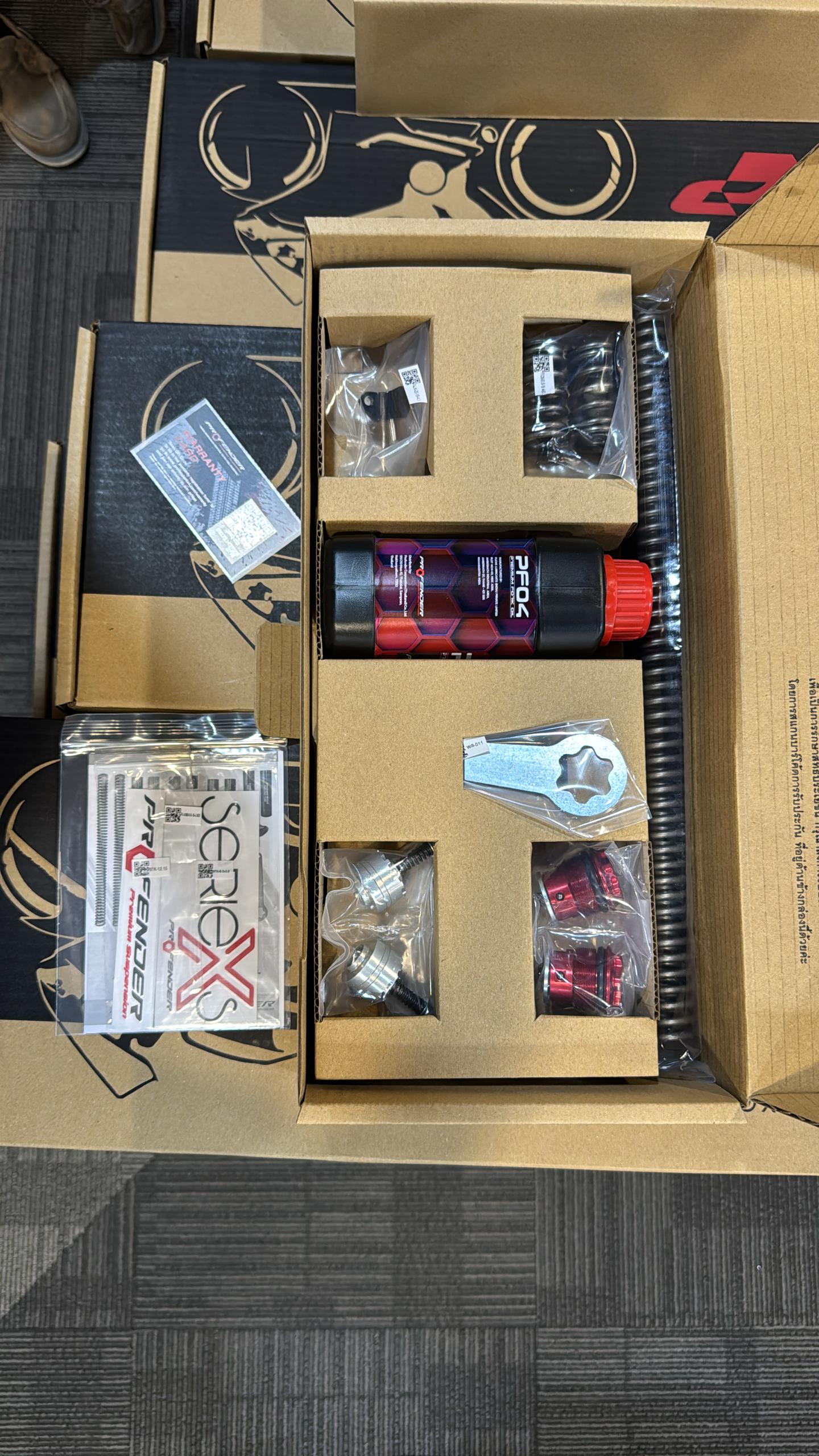 Profender Front Fork Kit Yamaha Xmax 250/300 Standard To Lowering 65mm ...