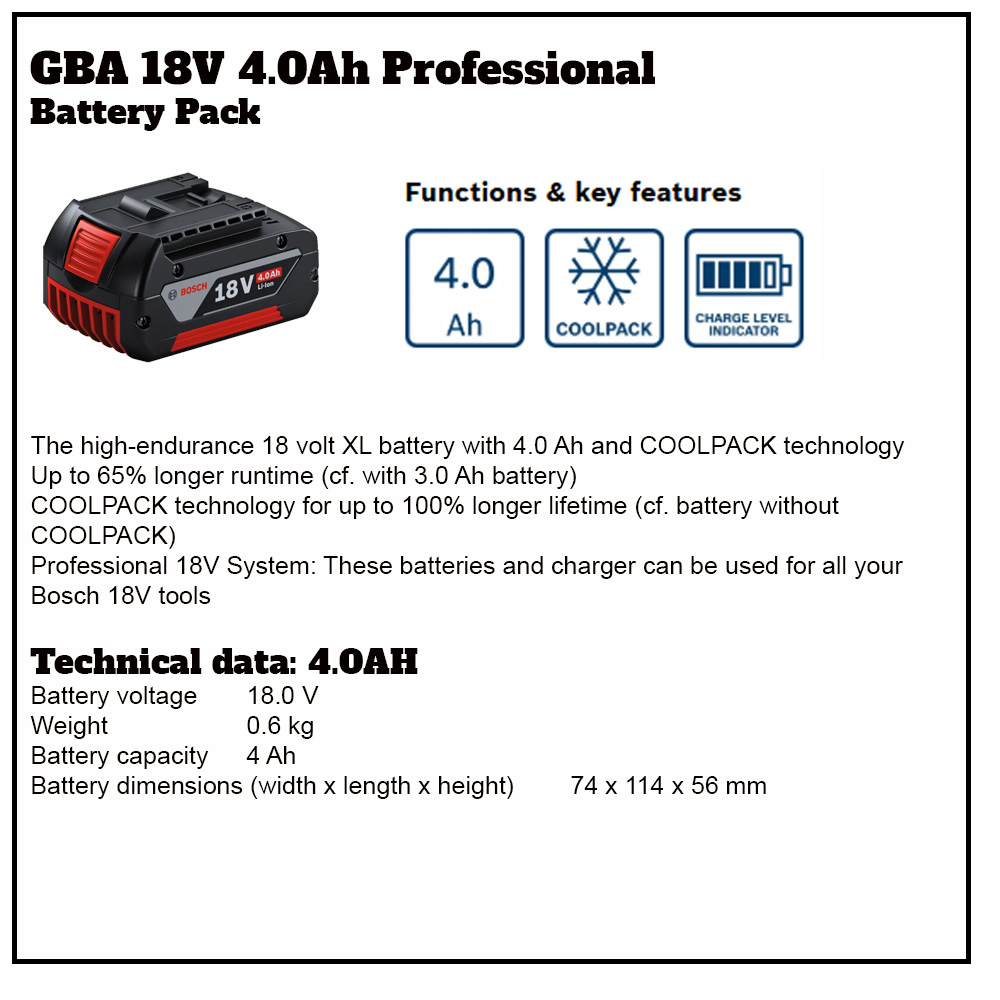 BOSCH GWS18V-8 18V CORDLESS BRUSHLESS ANGLE GRINDER C/W GAL18V-40 ...