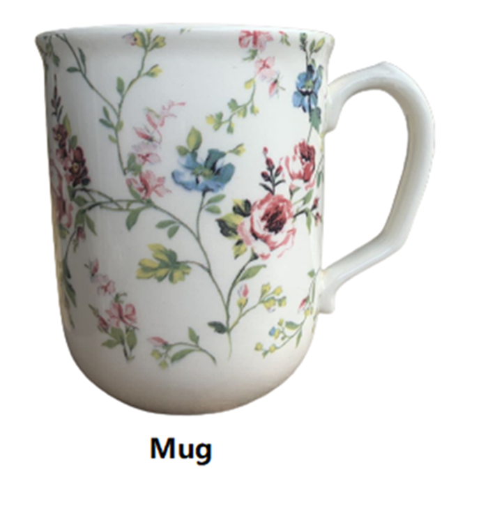 Claytan 2104FA Vines Full Cawan | Mug 360ml 6pcs/set | Shopee Malaysia