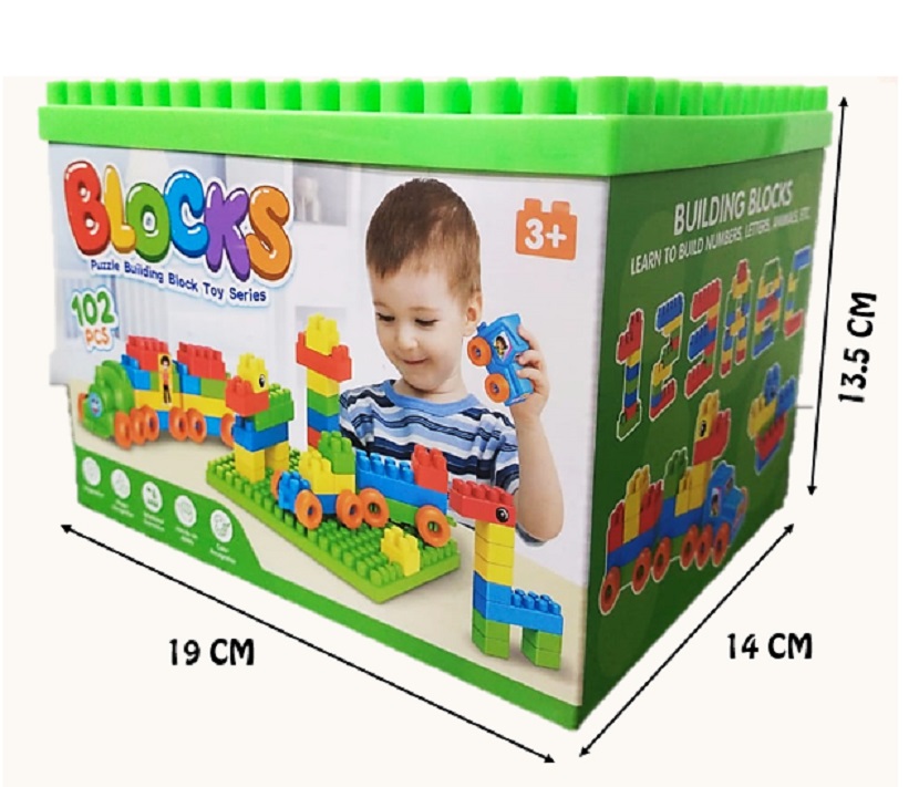 DIY Building Blocks Toy For Kid Montessori Early Learning Bricks Toys ...