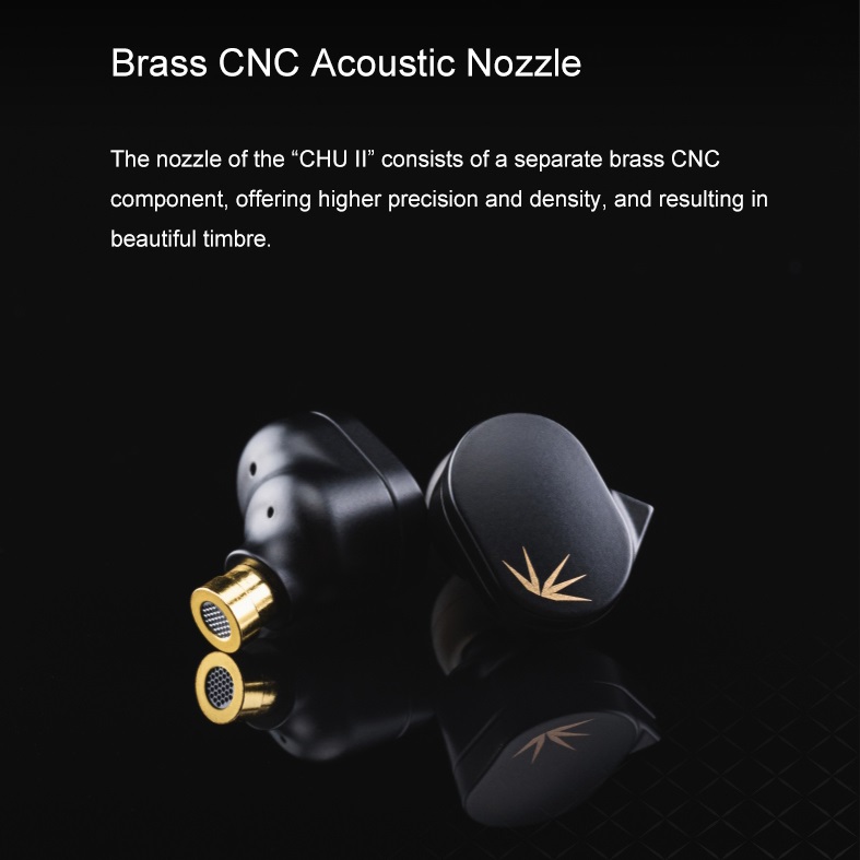 MOONDROP CHU II HiFi Dynamic Driver Earbud IEMs Interchangeable Cable ...