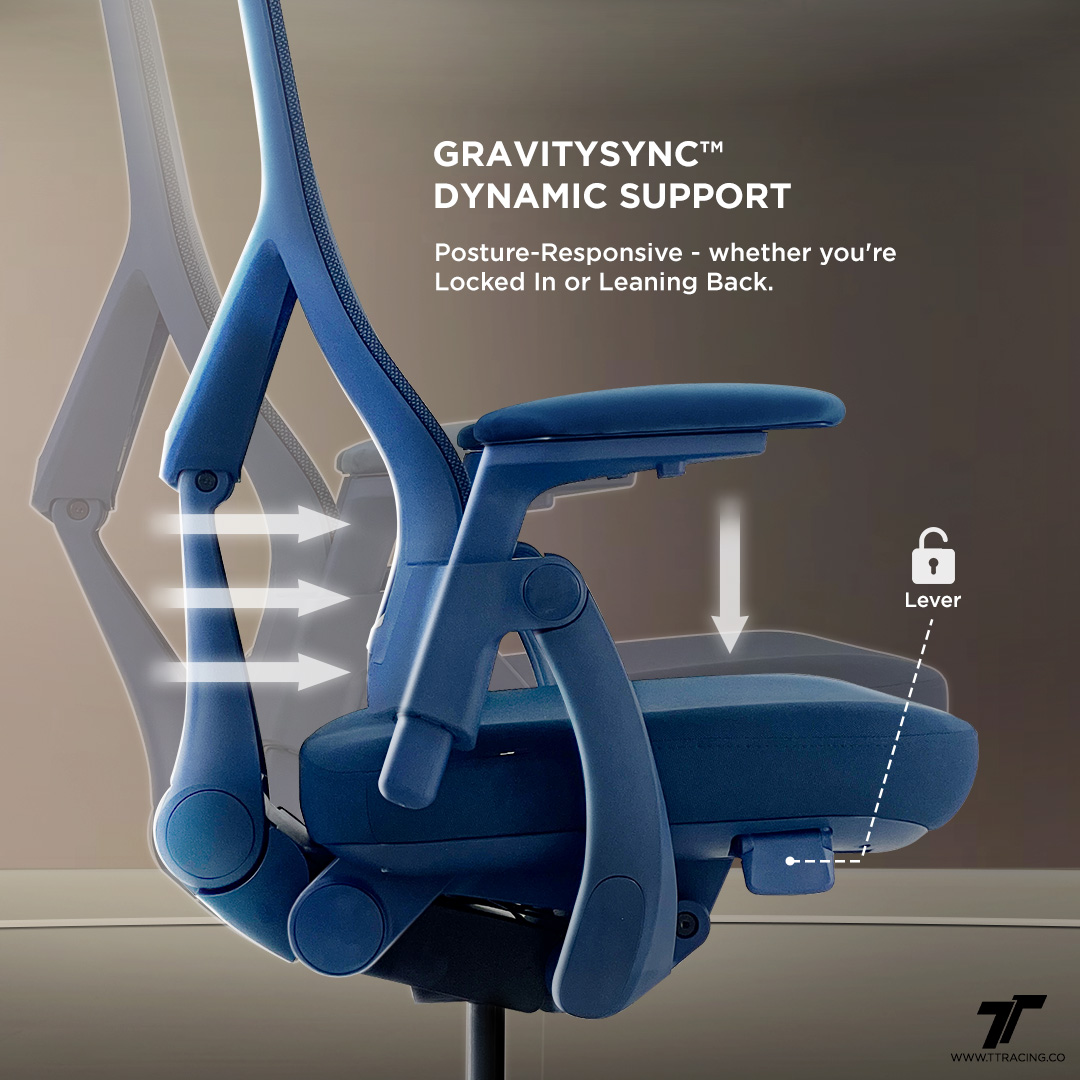 TT AEROFLEX Ergochair Mesh Office Chair Ergonomic Chair Kerusi Pejabat ...