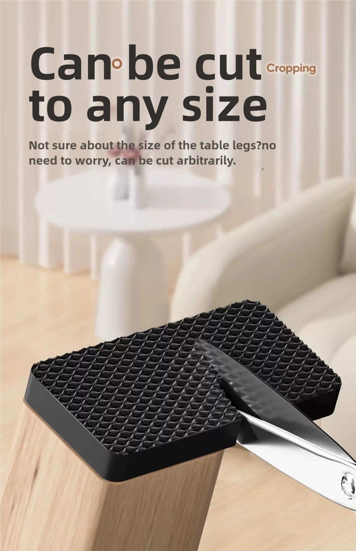 Non-Slip Table Leg Pads – Multi-Functional, Thickened Furniture ...