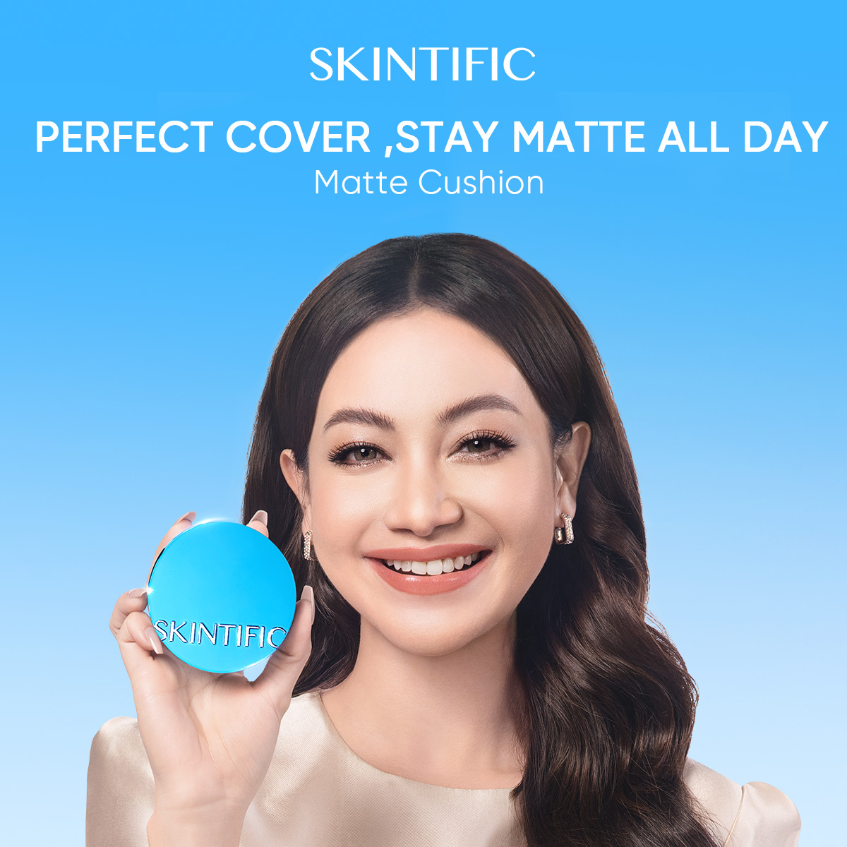 SKINTIFIC Perfect Stay Velvet Matte Cushion foundation 11ml full ...