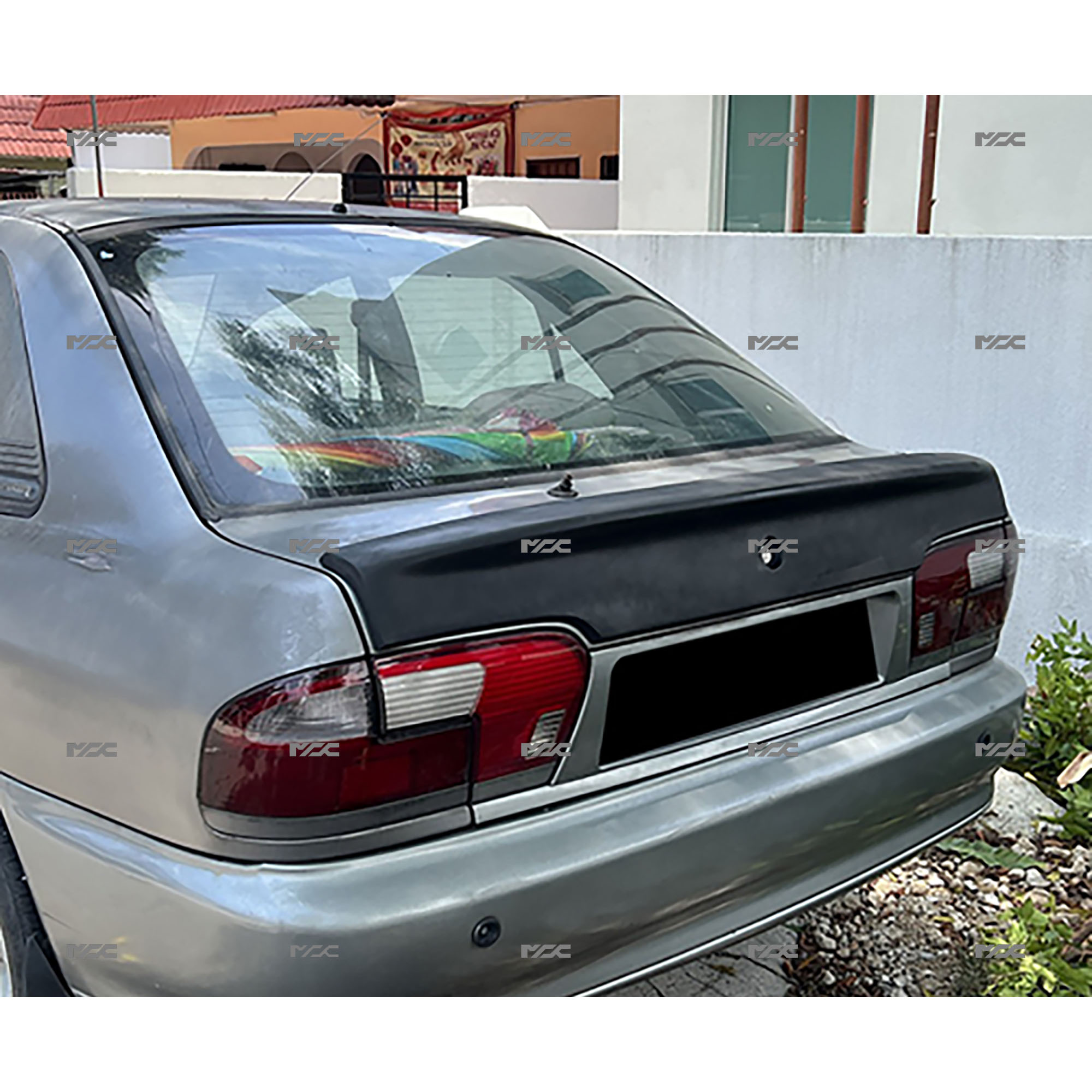 WIRA SALOON SEDAN ORIGINAL NAMPAK SPOILER BELAKANG MATERIAL ABS ITIK ...