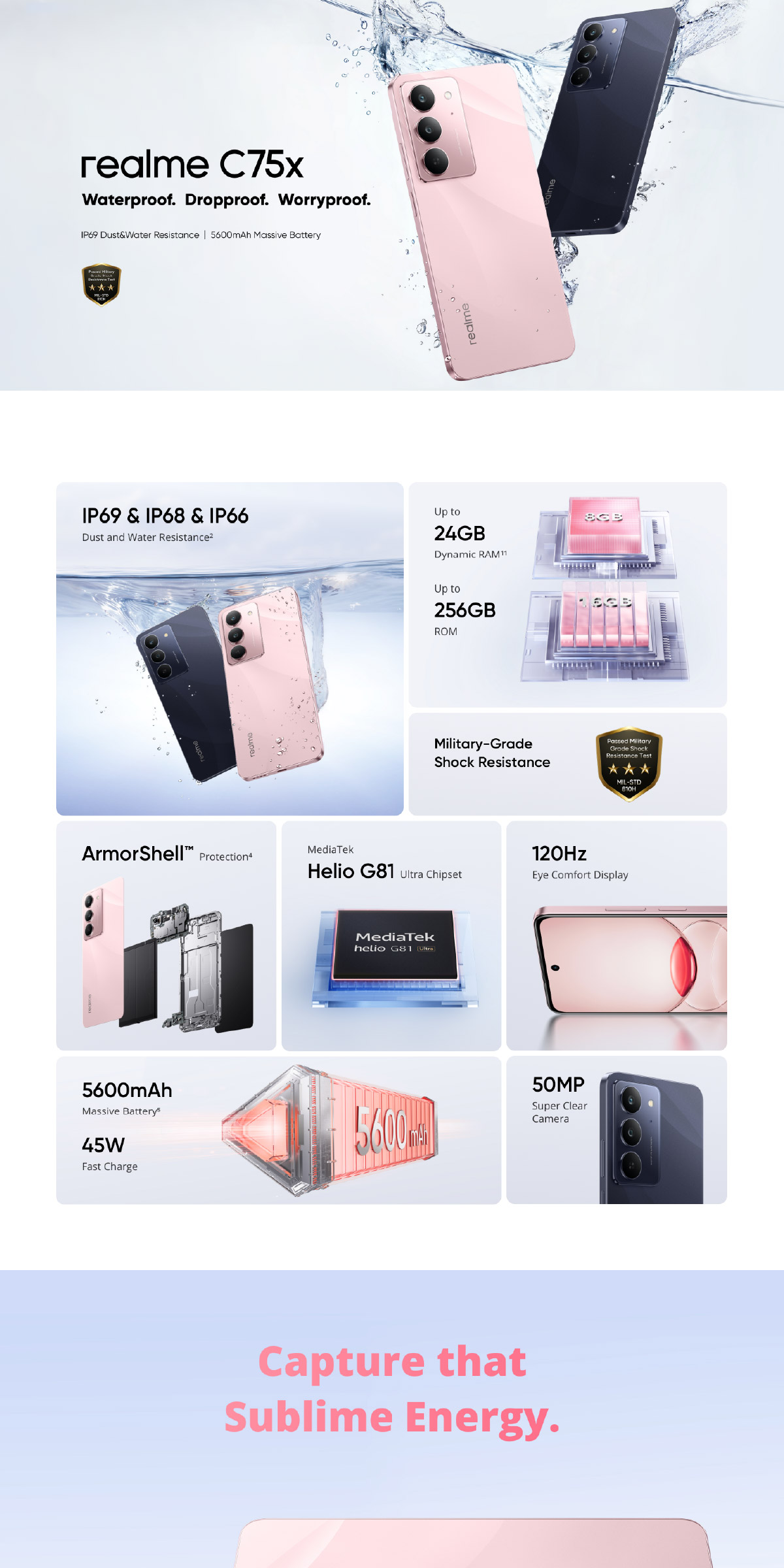 Realme C75x 4G LTE/RMX5020 (8GB+128GB) Realme Malaysia Set | Shopee Malaysia