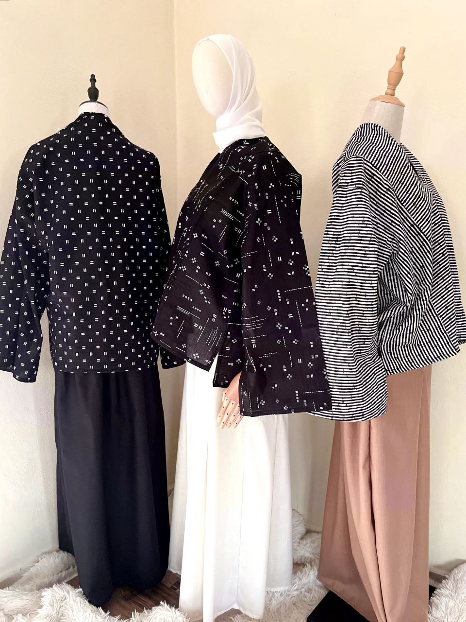 TUAHTIGA - Cotton Top + Cotton Linen Skirt set Baju Raya 2025 KIMOYA ...