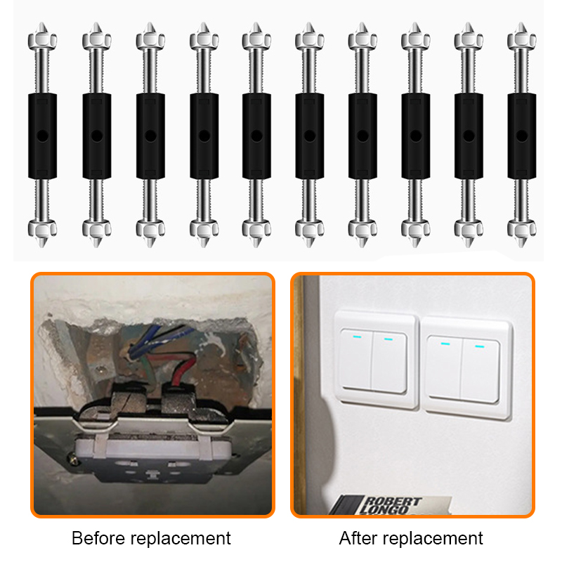 Portable 10pcs Switch Socket Cassette Screws Repair Tool 86 Type ...
