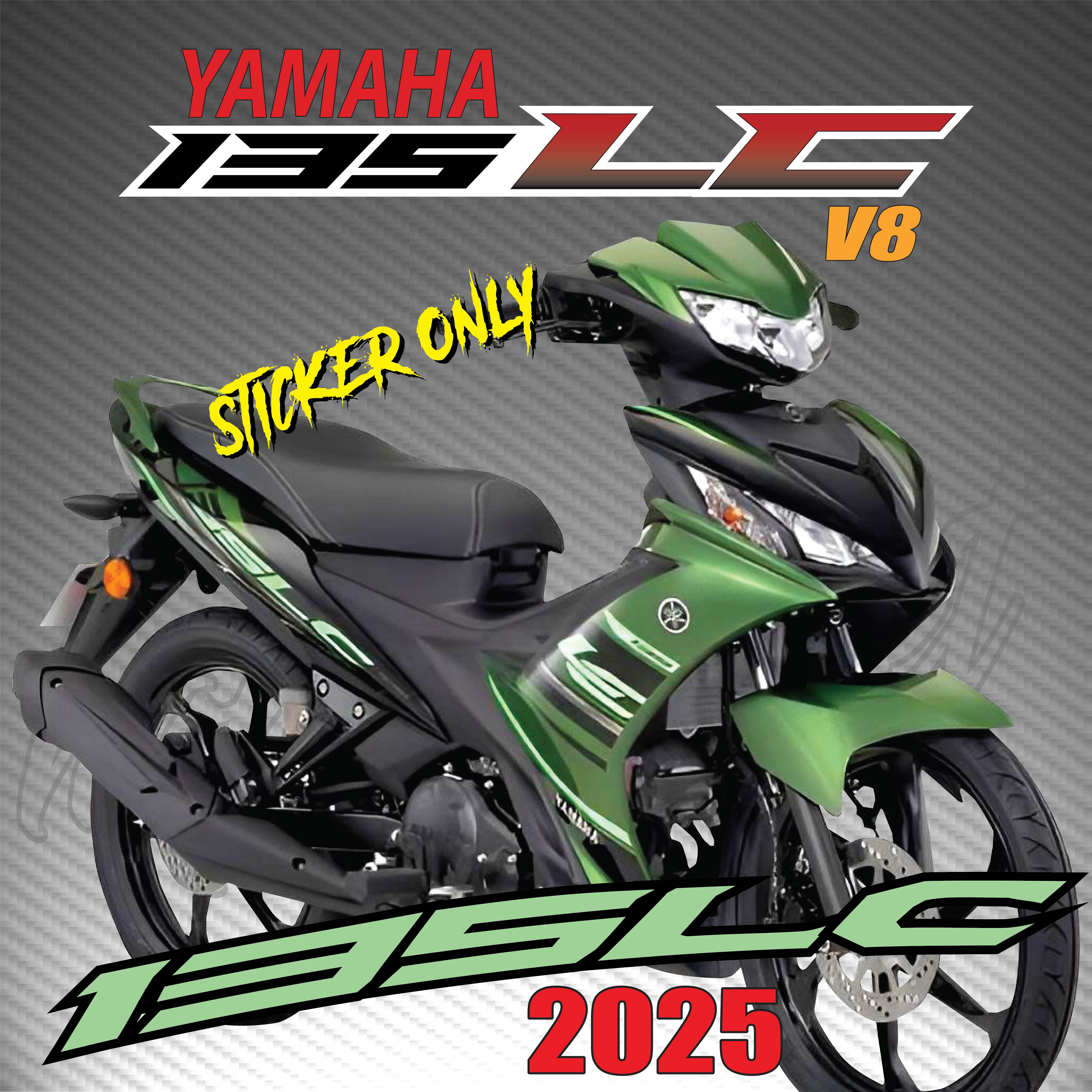 STRIPE MOTOR YAMAHA LC135 V8 Fi NEW DESIGN 2025 (25) CUSTOM BODY ...