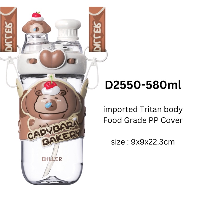 Diller Budak Multipurpose drinking Tritan BPA Free Bottle Botol Air ...