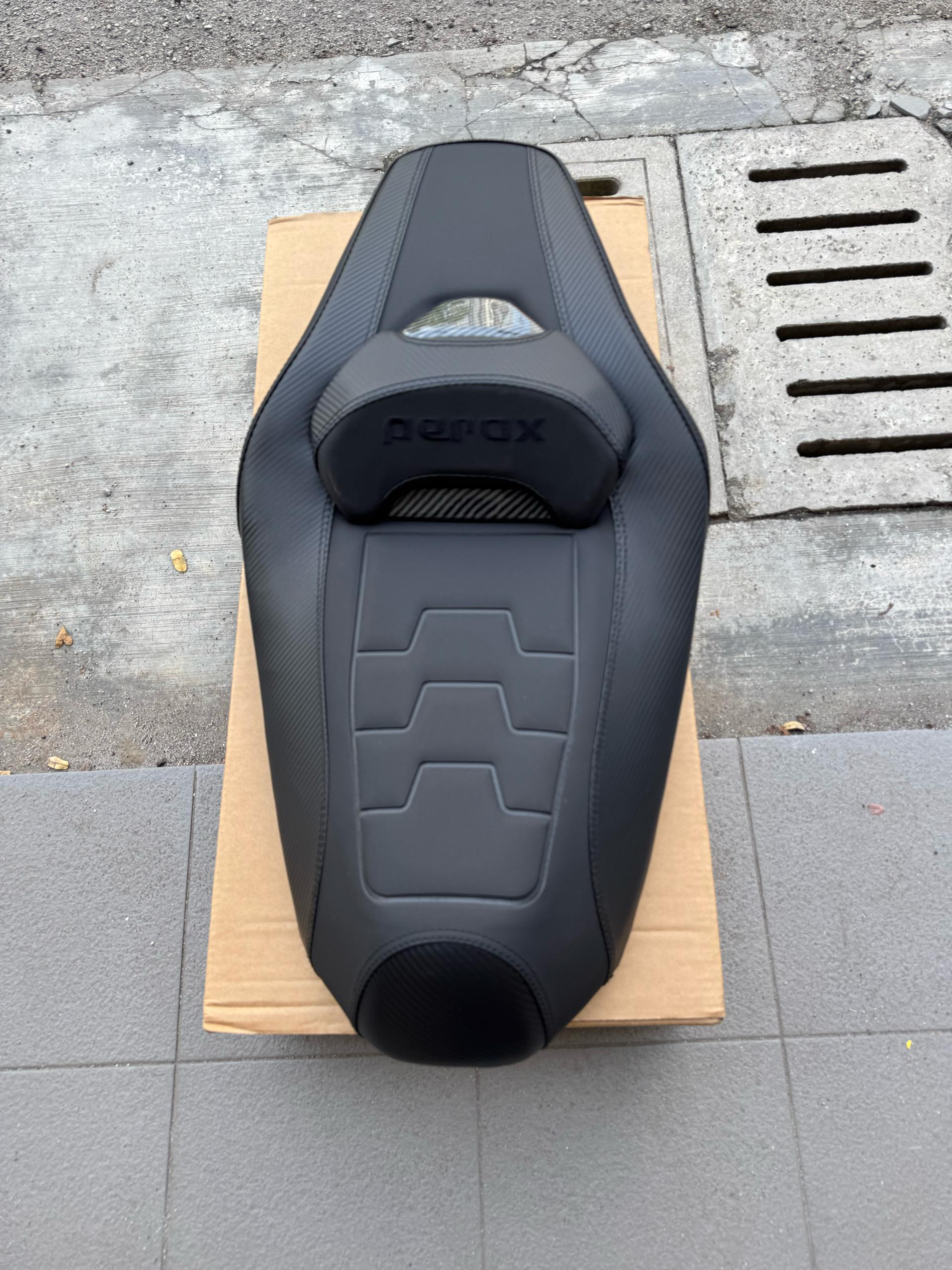 Comfort Seat Euro Carbon Black For Yamaha Aerox Nvx155 v2 Nvx v2 Seat ...