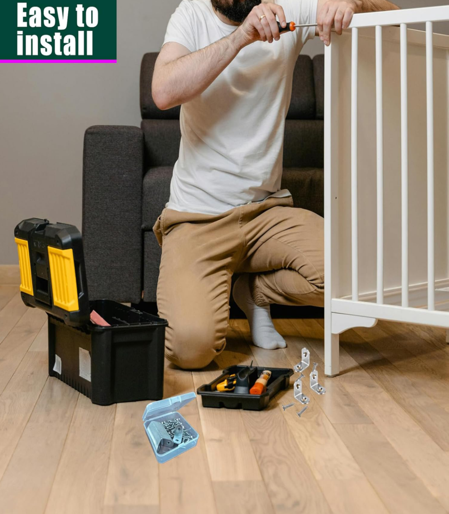 Sesiku L Rak Gantung Dinding DIY Rack Shelf Support Zinc L Bracket Mini ...