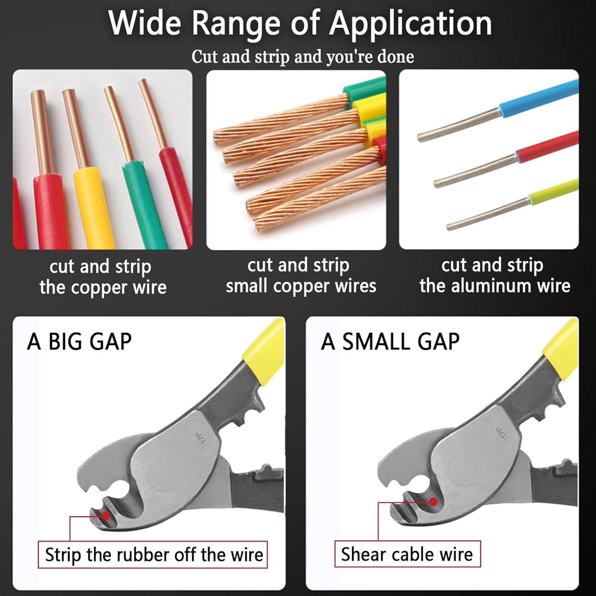 Gunting Wayar Pemotong Kabel Playar Cable Cutter Clamp Pliers Wire ...