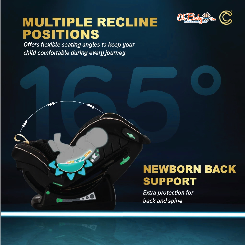 Crolla Alpha R129 Convertible Car Seat (Newborn to 150cm) | Shopee Malaysia