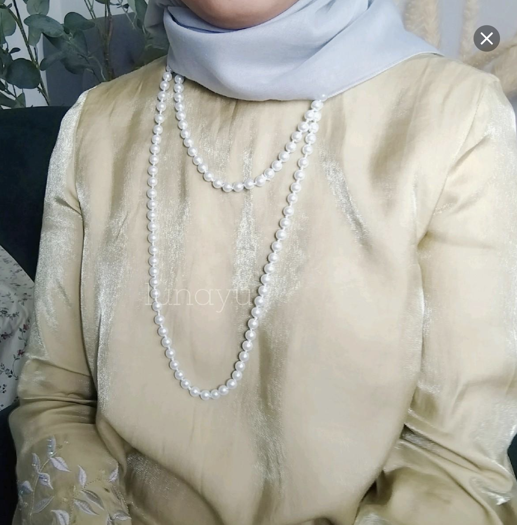 🇲🇾READY STOCK🇲🇾 NCK2 RANTAI RAYA PEARL NECKLACE RANTAI MUTIARA RANTAI LEHER PEARL JEWELLERY ...
