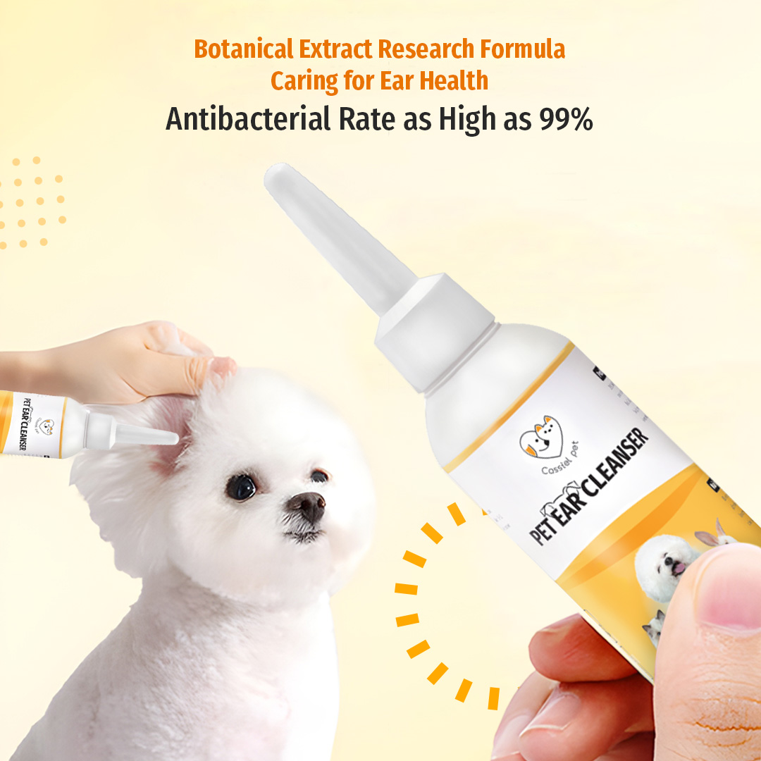 Cassiel Pet Ear Cleaner For Cleaning Earwax Remove Odor Sterilize For ...