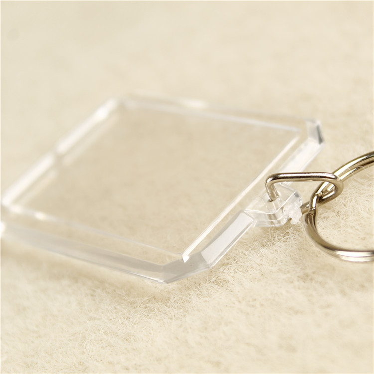 Acrylic Photo Insert Keychain Rectangle Square Circle Openable 1 Pcs ...