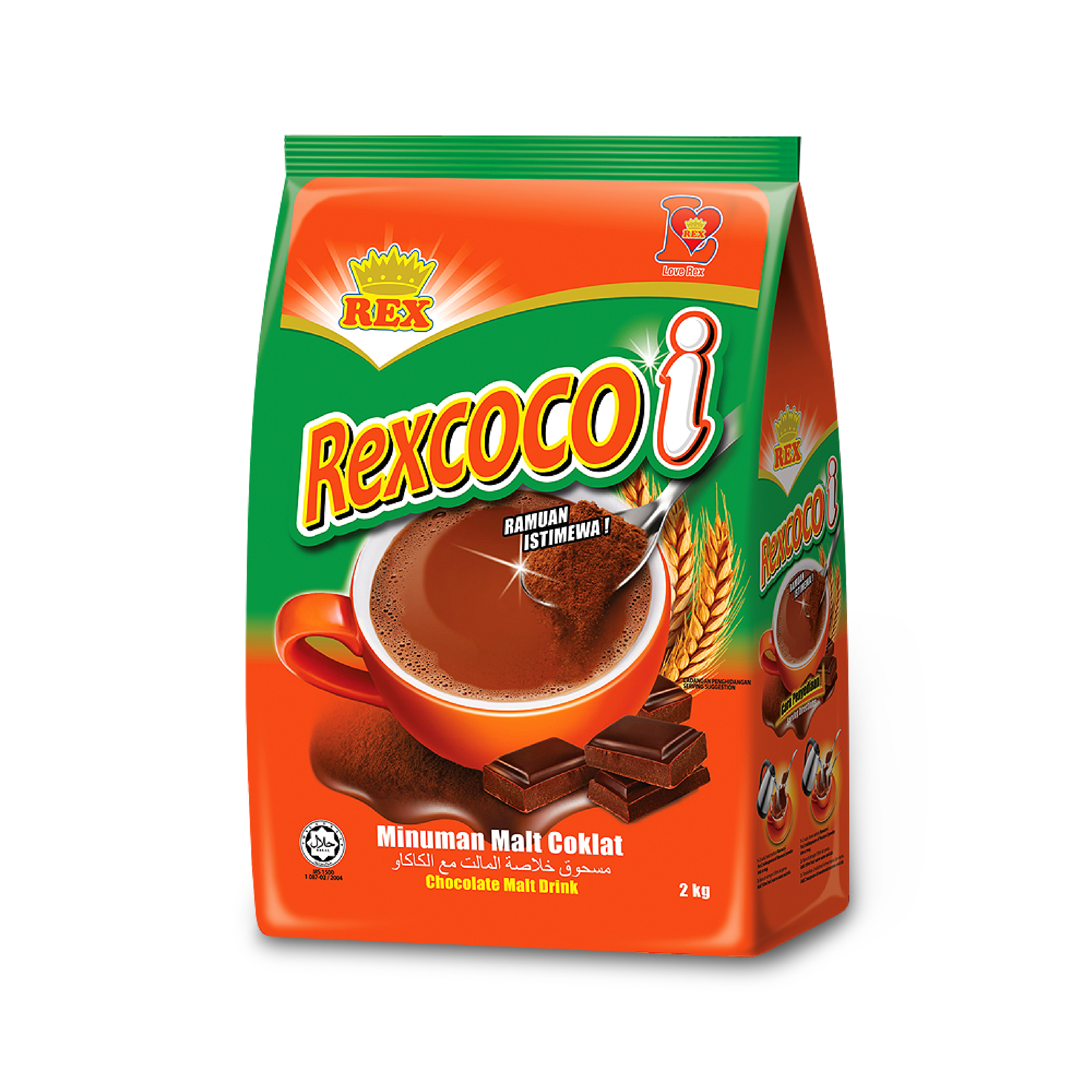 Rexcoco Chocolate Malt Premix (2kg) | Shopee Malaysia