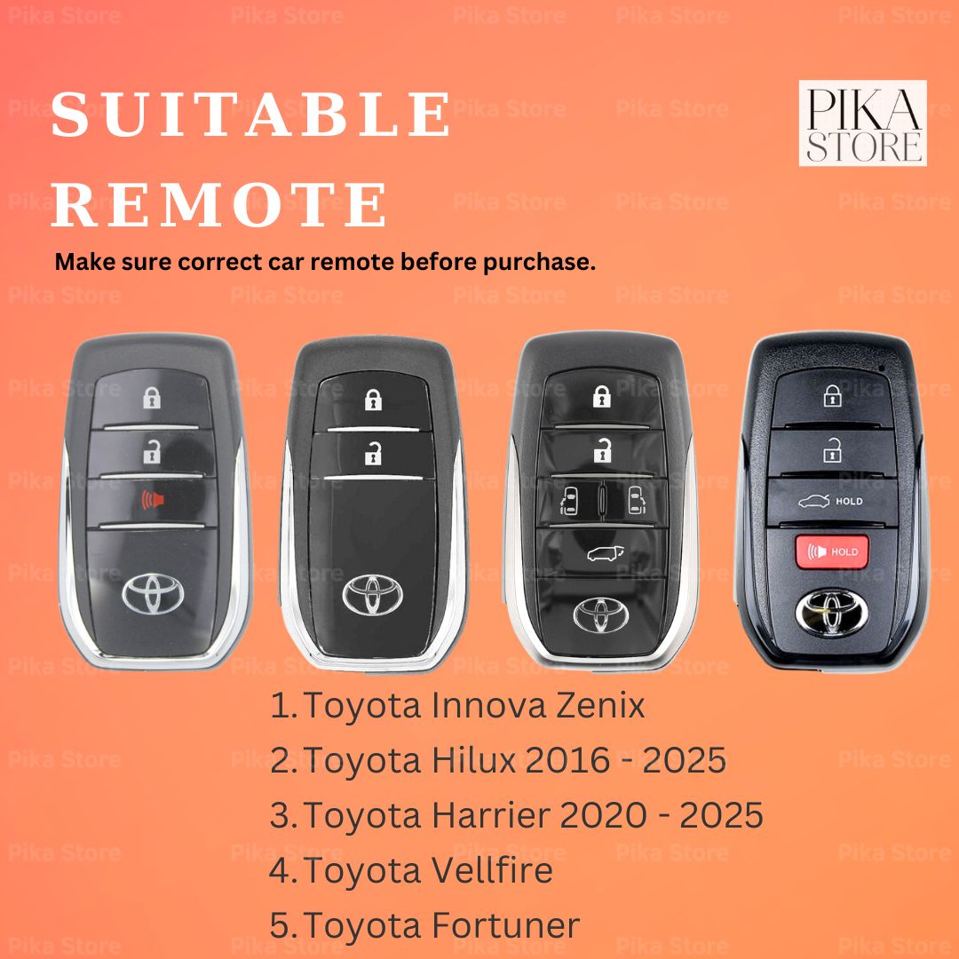 [Steel Carbon] Toyota Hilux Key Cover Vellfire Fortuner Alphard Harrier ...