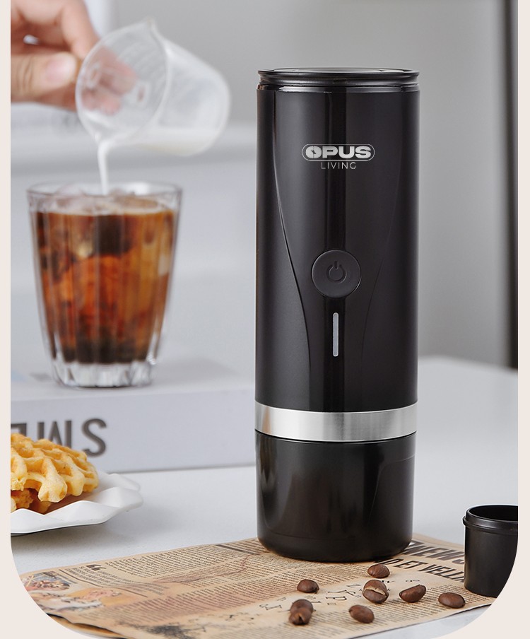 OPUS LIVING PORTABLE ELECTRIC ESPRESSO COFFEE MACHINE 3-IN-1 TRAVEL ...