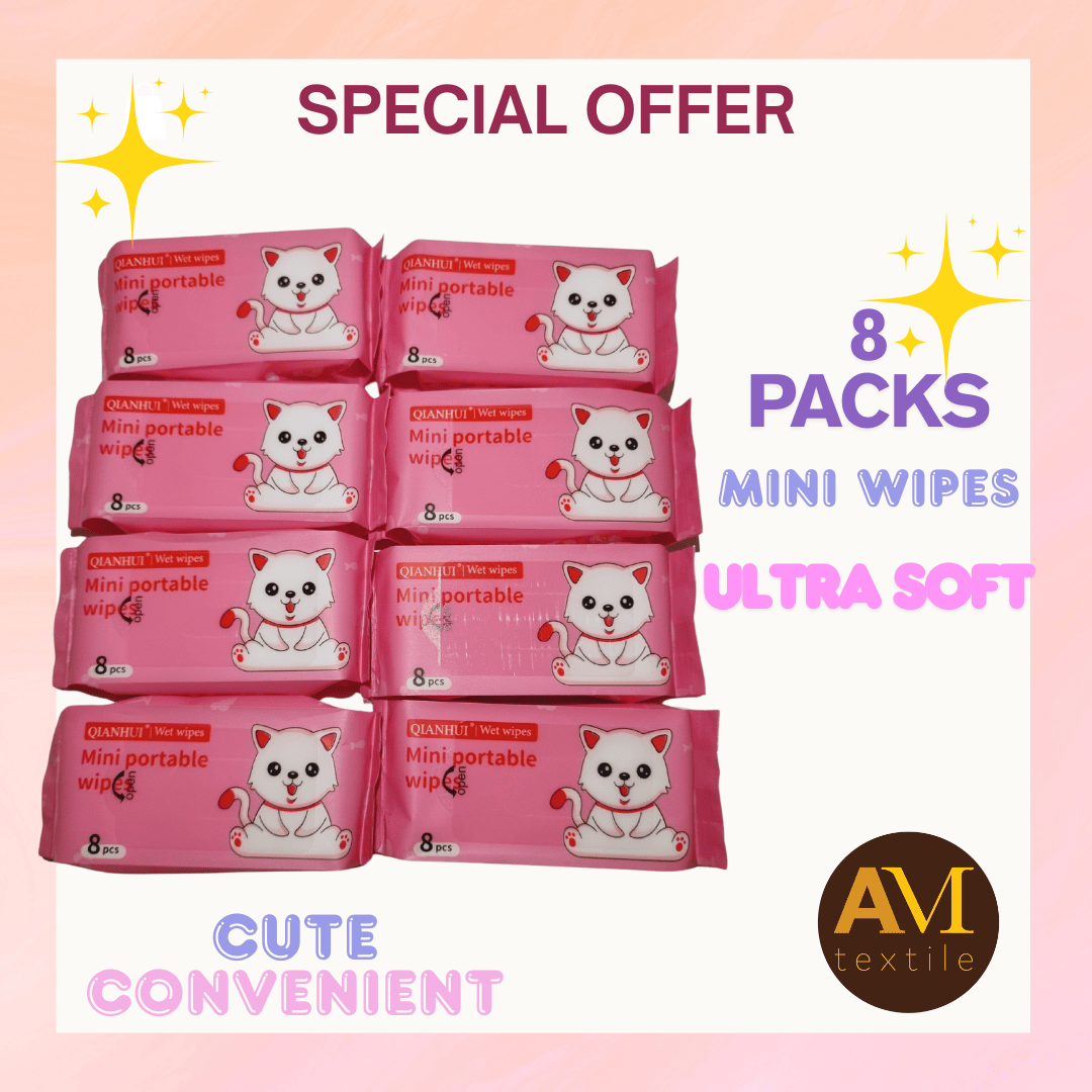 Pocket Fresh Mini Wet Wipes Cute and Convenient Gentle On Skin | Shopee ...