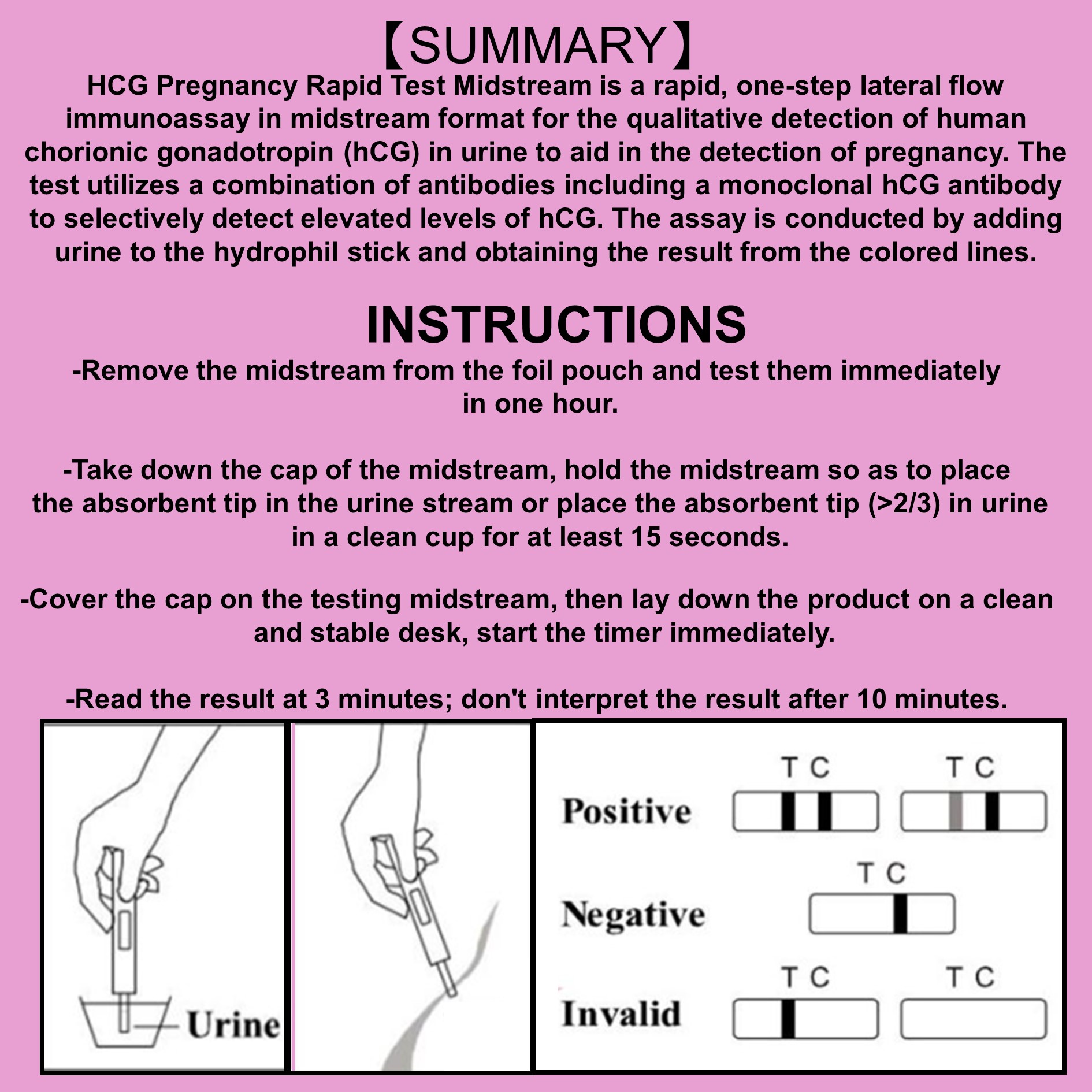 HCG Pregnancy Test Midstream NEW PACKING (Expired Date MAR 2027 ...