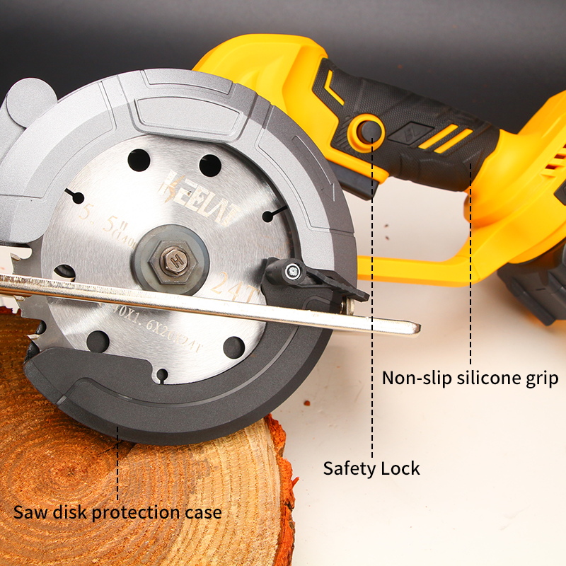 KEELAT 1200W Cordless Circular Saw Electric Wood Plastic Marble Cutter ...