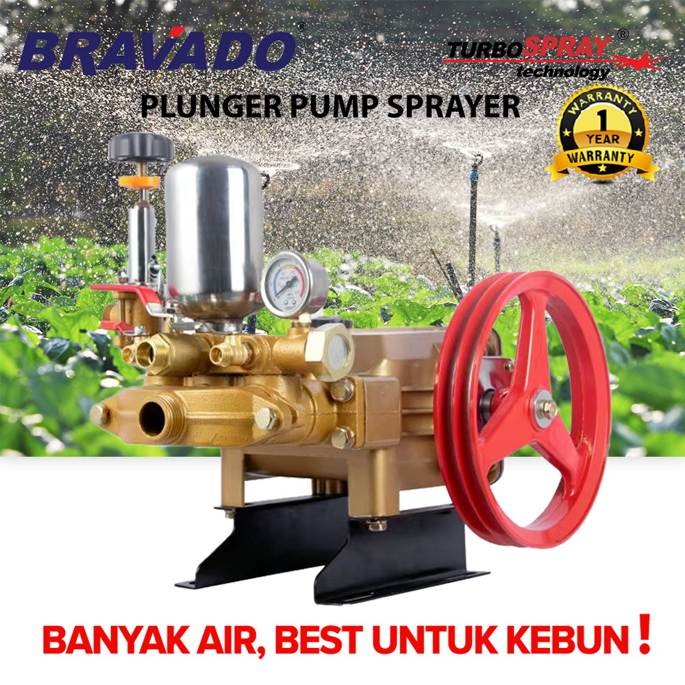 BRAVADO TurboSpray® PLUNGER PUMP High Pressure Power Sprayer | Washer ...