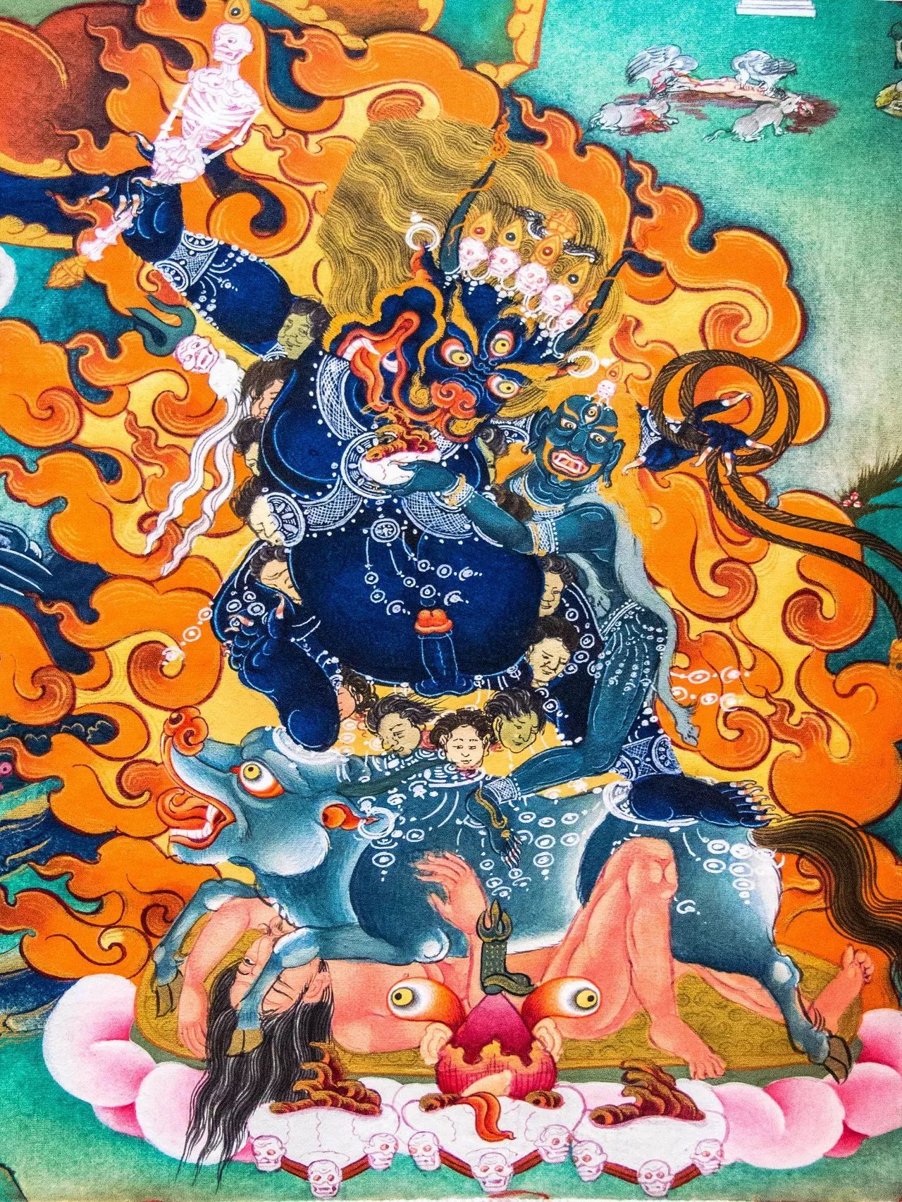 【具誓法王（阎魔法王）擦擦】Kalarupa Tsha Tsha藏传佛教密宗小佛像可随身佩戴吊坠佛牌佛教用具法器 人缘/吉祥/事业/平安/福德 ...