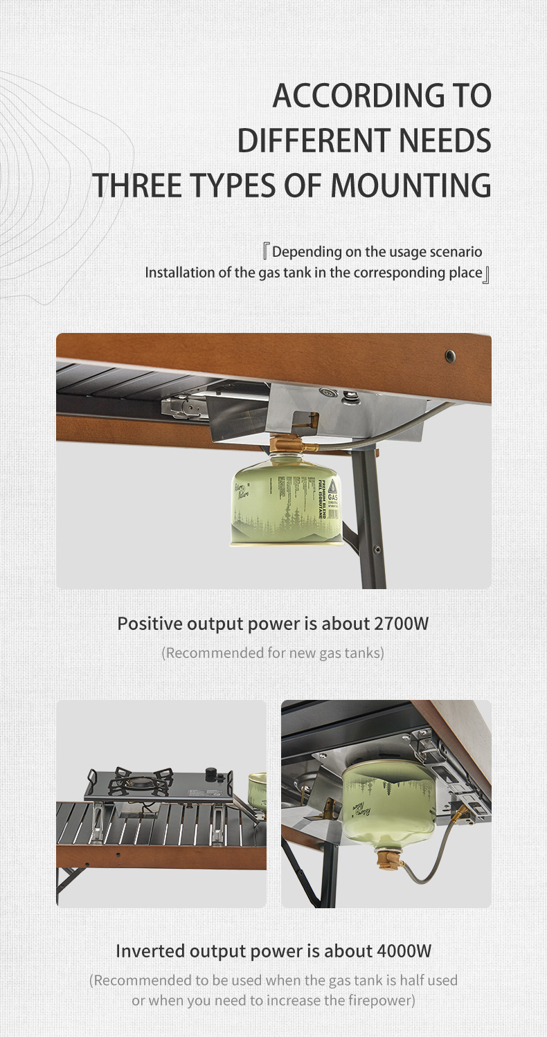 Naturehike IGT Gas Stove 4000W Stainless Steel Portable Module Modular Outdoor Camping Folding ...