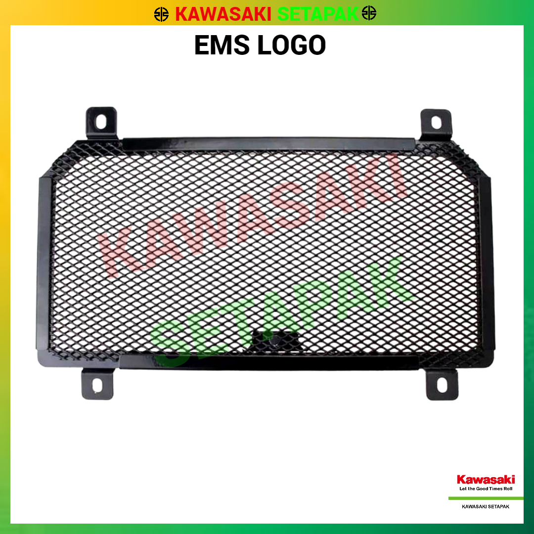 RADIATOR GUARD EMS KAWASAKI NINJA 250 / Z250 (2021-2024) / NINJA 500 ...
