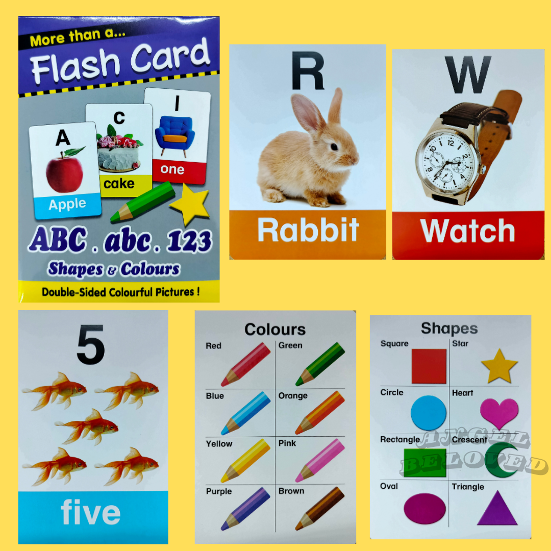 Alphabet Flash Card Kad ABC Flash Card for baby Flash Card for kid ...