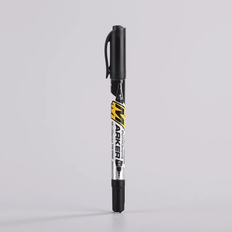 Pen Marker Kekal Dakwat Tahan Lama 2-Way Permanent Marker Pen Dual ...