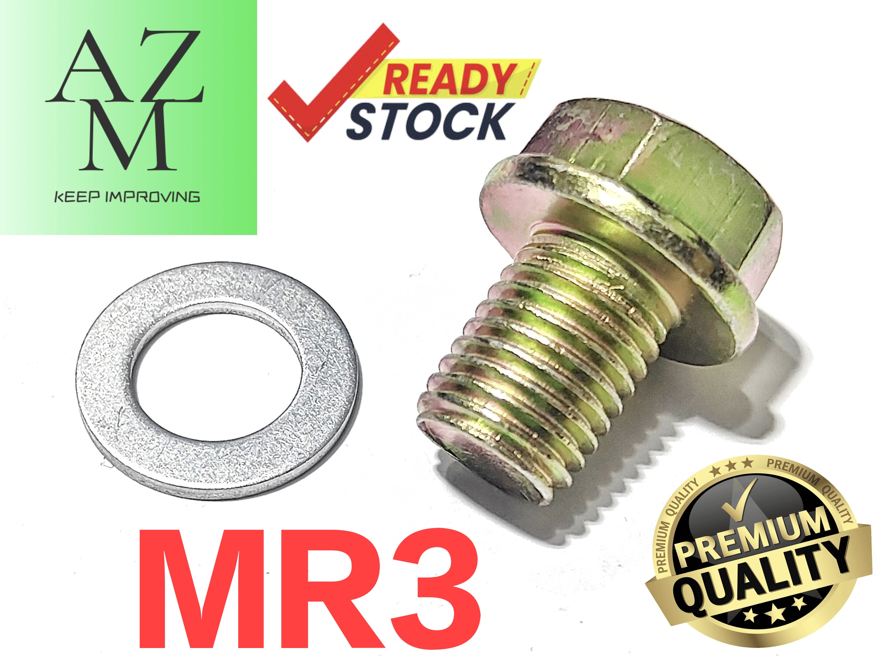 MODENAS MR3 OIL DRAIN NUT / PLUG / BOLT ( STD ) | Shopee Malaysia