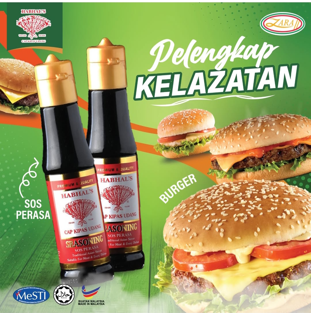 Kicap Sauce Kipas Udang Seasoning Habhal's Lemon Sos Perasa 340g ...