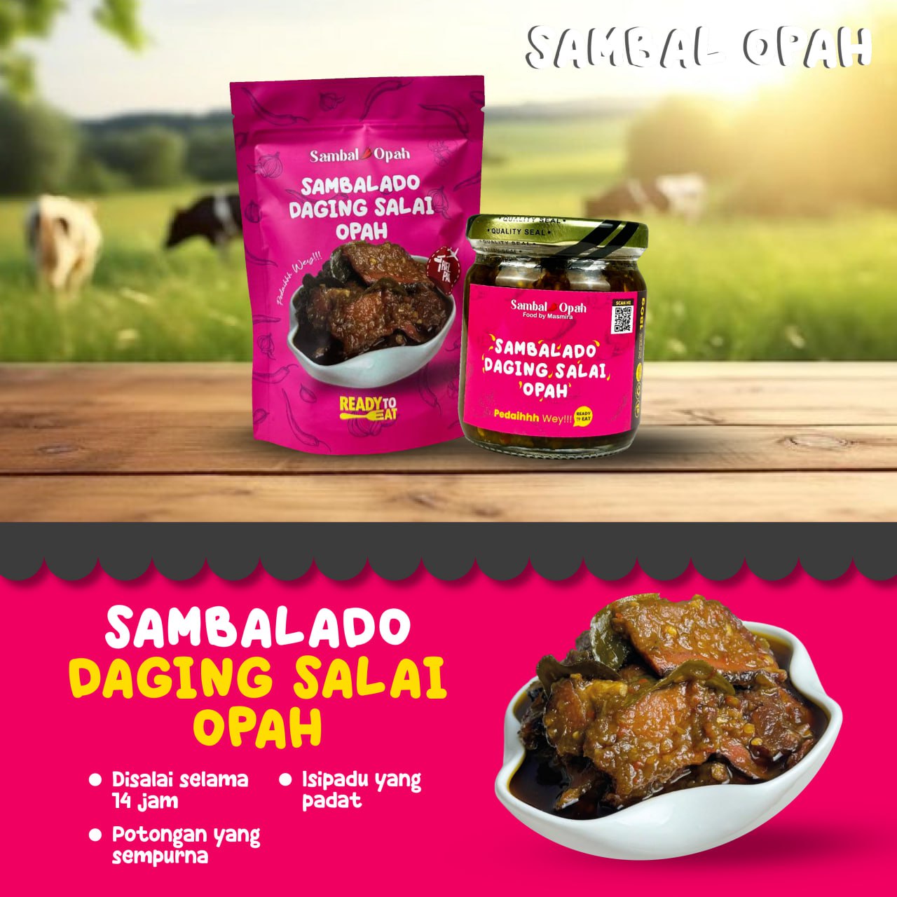 Sambal Opah Food by Masmira | Ikan Masin Kurau Bilis Petai Cili Padi ...